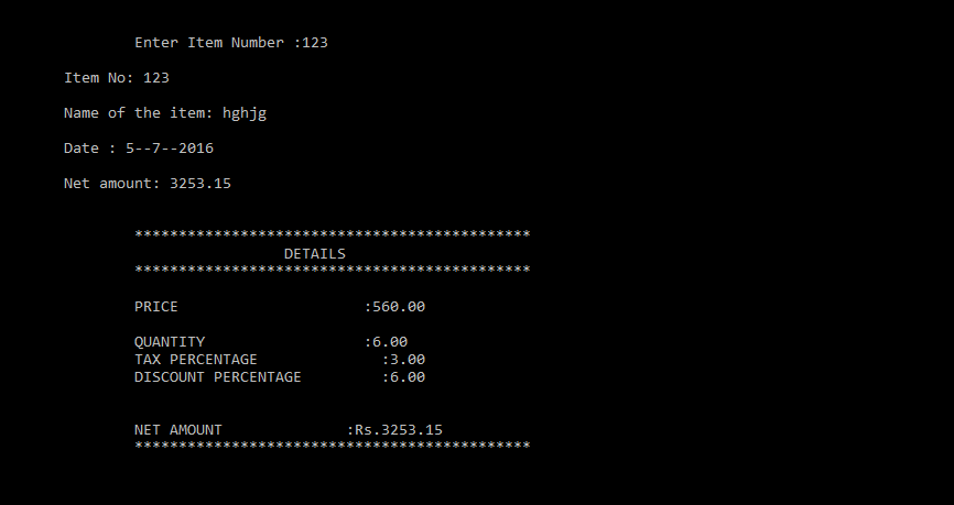 Supermarket Billing System In C With Source Code Code Projects