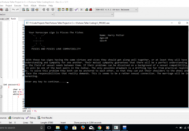 Fortune Teller In C++ With Source Code | Source Code & Projects