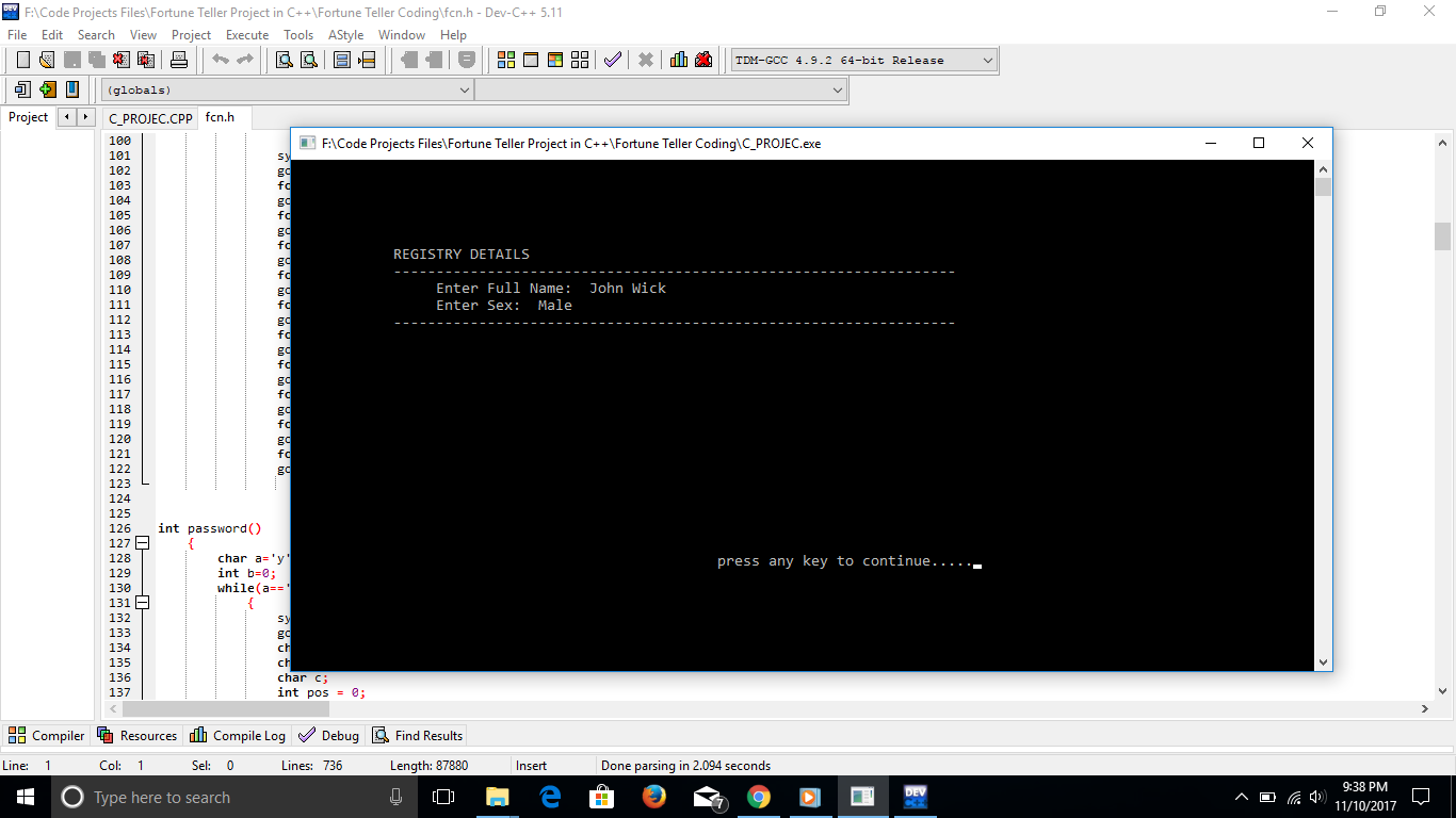 Fortune Teller In C++ With Source Code - Code Projects