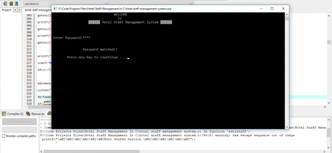 Hotel Staff Management System In C Programming With Source Code
