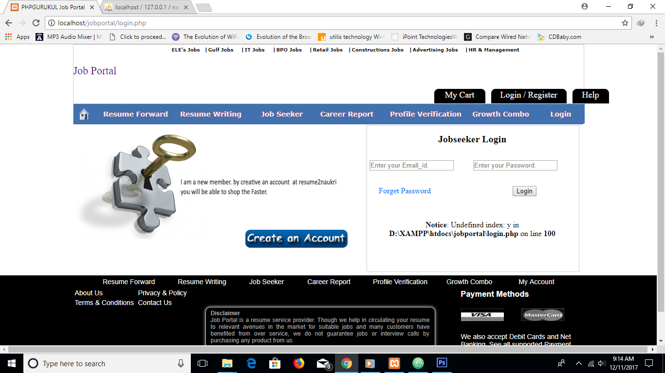 Job Portal Using Php With Source Code Code Projects