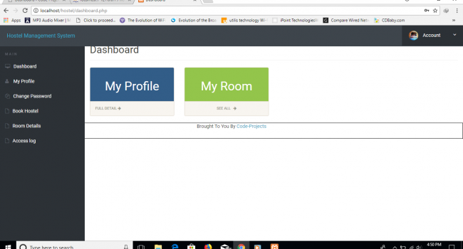 Hostel Management System Using Php With Source Code Source Code And Projects