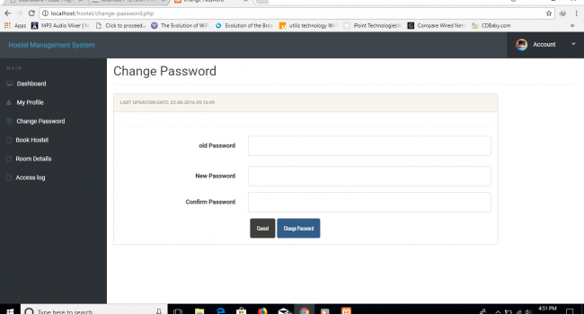 Hostel Management System Using Php With Source Code Source Code And Projects