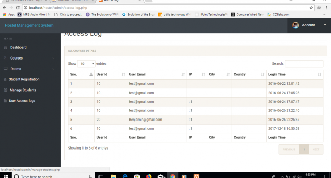 Hostel Management System Using Php With Source Code Source Code And Projects
