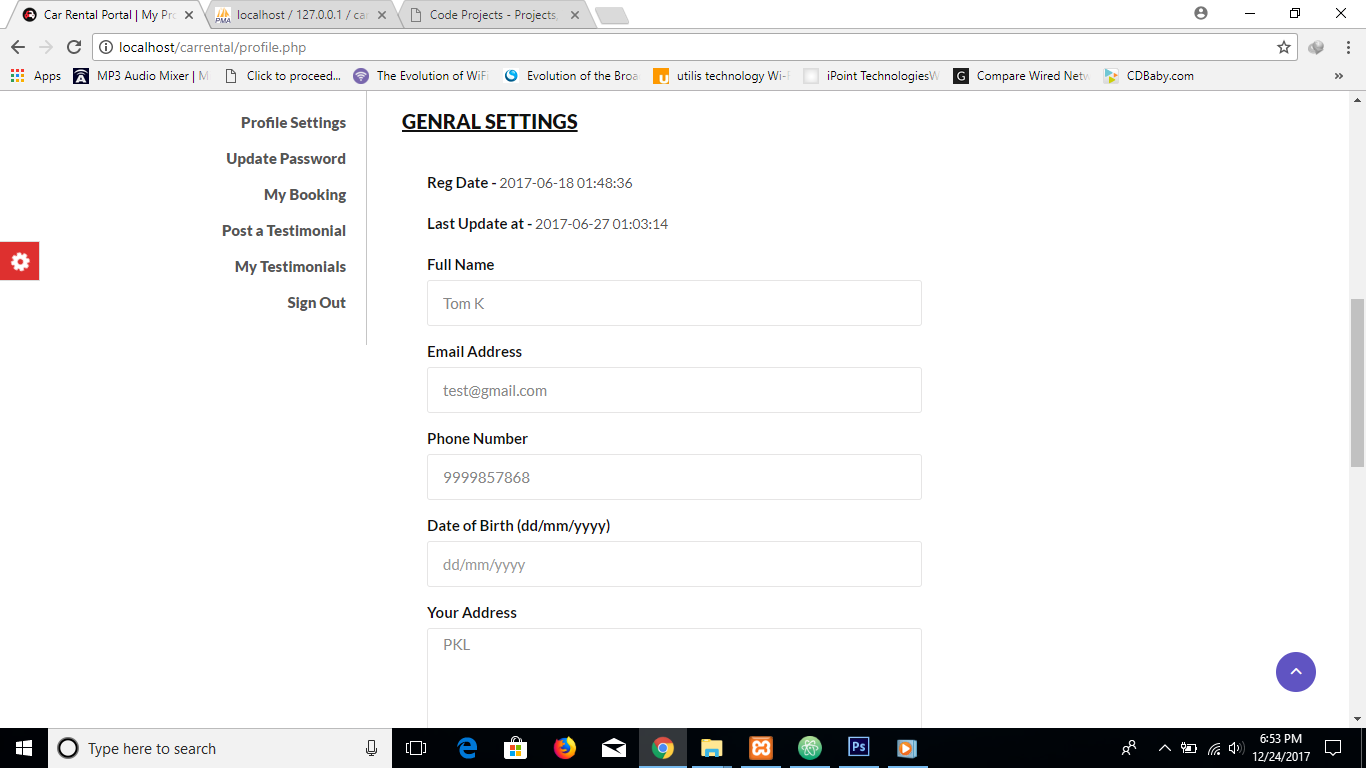 Online Car Rental System Using Php With Source Code Code Projects 6724