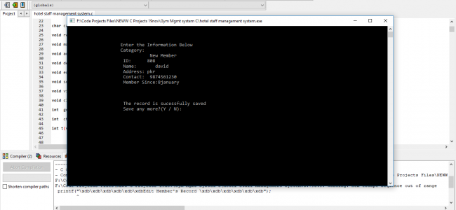 Gym Management System In C Programming With Source Code Source Code And Projects