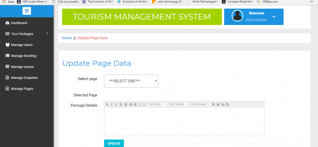 Tourism Management System Using Php With Source Code Source Code 0200