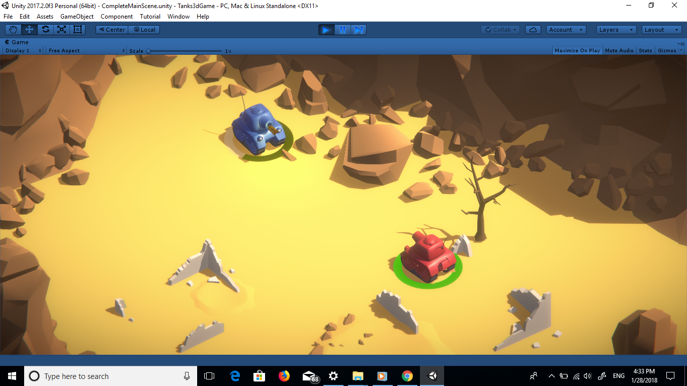 3d Tanks Game Using Unity With Source Code Source Code And Projects