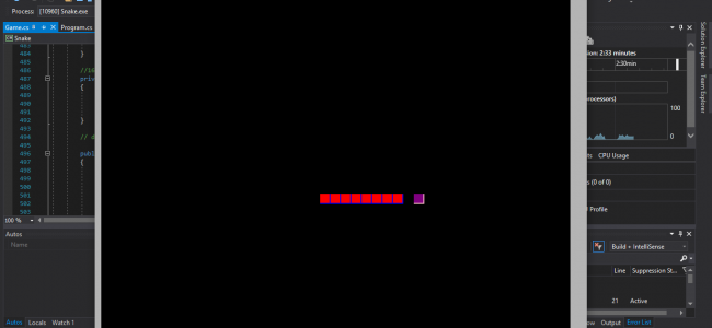 Snake Game In C# With Source Code | Source Code & Projects