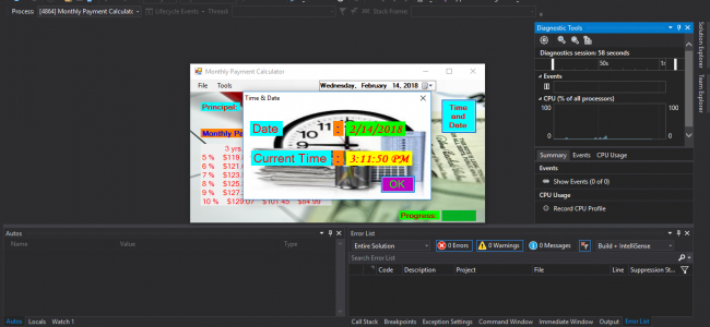 Monthly Payment Calculator In VB.NET With Source Code | Source Code & Projects