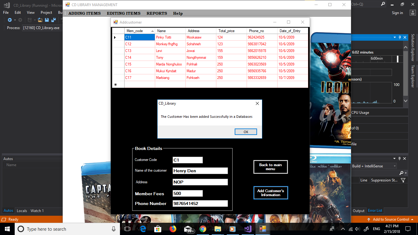 Cd Library Management System In Vbnet With Source Code Code Projects