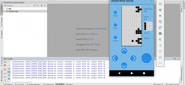 Simple Brick Game In Android With Source Code | Source Code & Projects