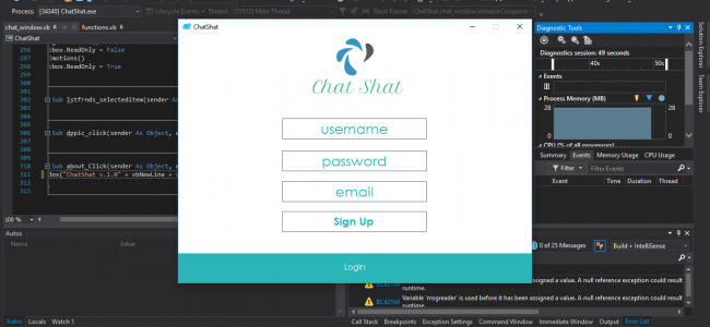 Chat System In VB.NET With Source Code | Source Code & Projects
