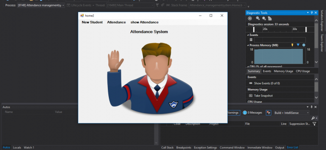 Attendance Management System In C# With Source Code | Source Code ...