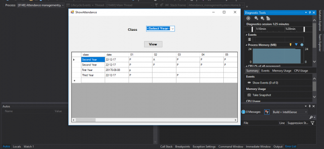 Attendance Management System In C With Source Code Source Code And Projects