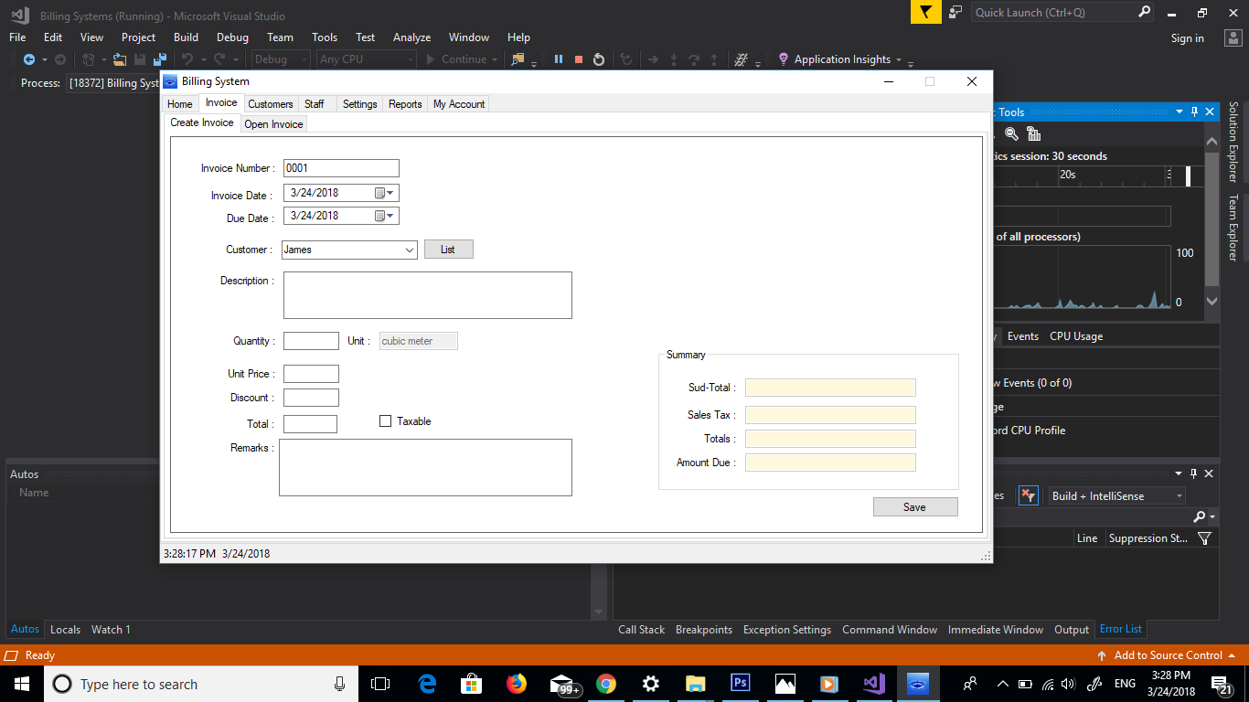 Water Billing System In Vb Net With Source Code Source Code Project 