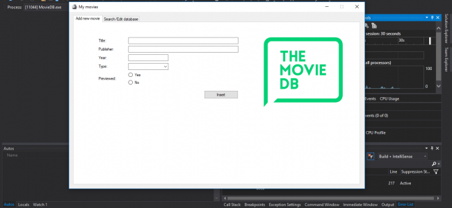Movies DB In C# With Source Code | Source Code & Projects