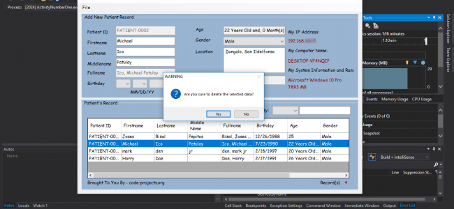Patient Record Management System In Vb With Source Code Source