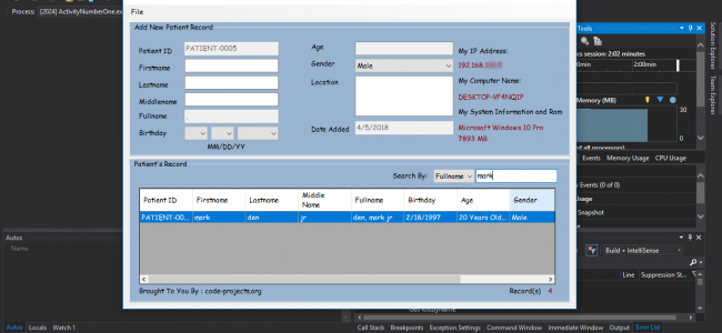 Patient Record Management System In VB.NET With Source Code | Source ... Patient Record Management System In VB.NET With Source Code | Source ...
