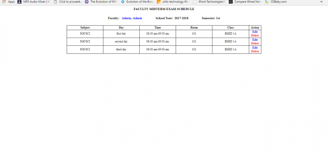 Online Class and Exam Scheduling System In PHP With Source Code | Source Code & Projects