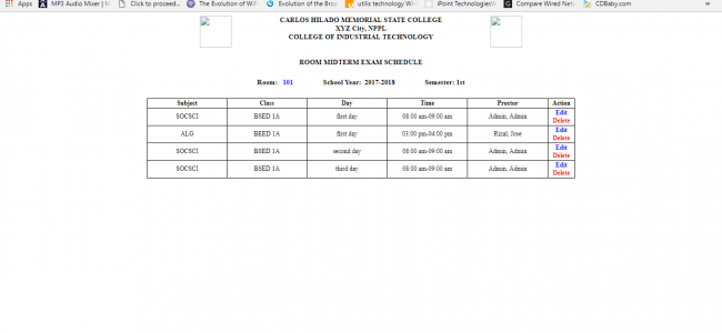 Online Class and Exam Scheduling System In PHP With Source Code | Source Code & Projects
