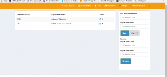 Online Class and Exam Scheduling System In PHP With Source Code | Source Code & Projects