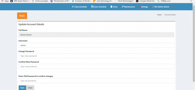 Online Class And Exam Scheduling System In Php With Source Code Source Code And Projects