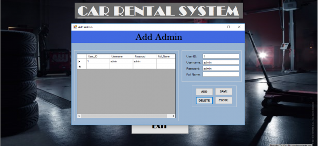 Car Rental System In VB.NET With Source Code | Source Code & Projects
