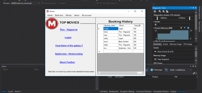 Movie Ticket Booking System In VB.NET With Source Code | Source Code ...
