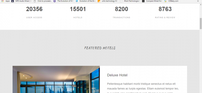 Hotel Site In Html5 Javascript With Source Code Source Code And Projects