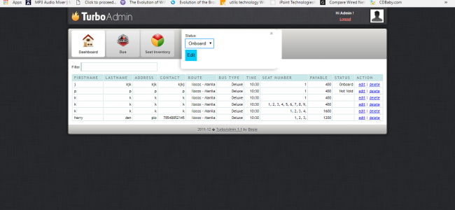 Online Bus Reservation System In PHP With Source Code | Source Code ...
