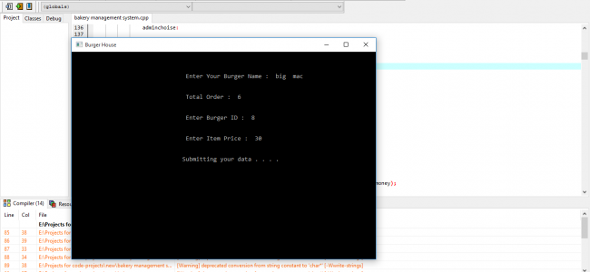 Fast Food Ordering System In C With Source Code Source