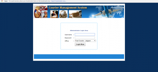 Courier Management System In Php With Source Code Source Code And Projects