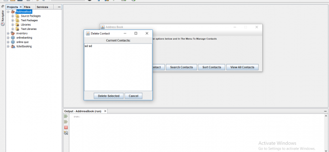 Simple Address Diary In Java Cvs With Source Code Source Code And Projects 6970