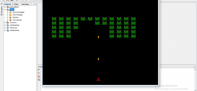 Space Invader In Java Using Cvs With Source Code Source Code And Projects