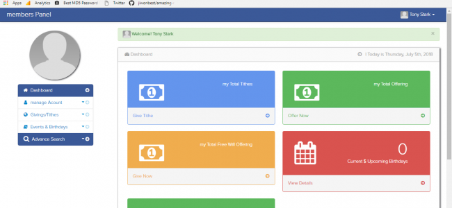 Church Donation System In Php With Source Code Source Code And Projects 3402