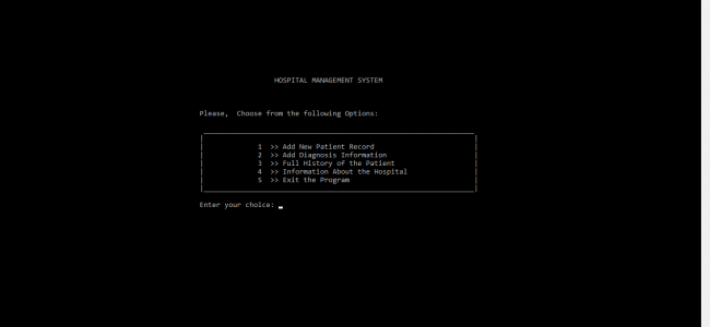 Hospital Management System In C With Source Code Source Code And Projects