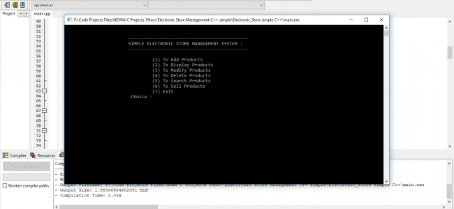 Simple Electronic Store Management System In C With Source Code Source Code And Projects