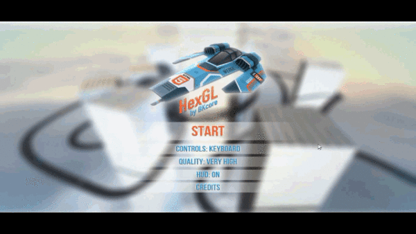 HexGL Racing Game In JavaScript With Source Code - Source Code & Projects