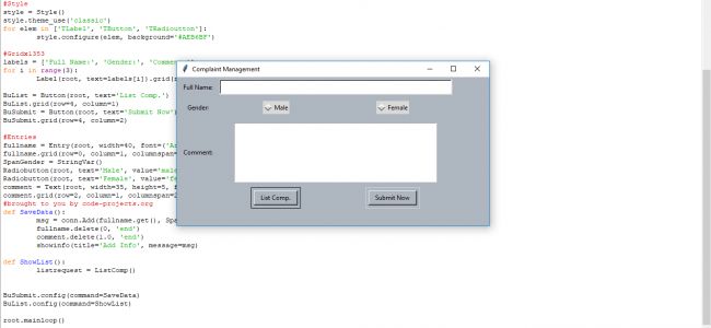 Simple Complaint Management System In Python With Source