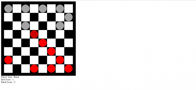 Simple Checkers Game In Javascript With Source Code Source Code And Projects 7872