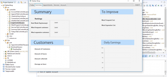 Barber Shop Management System In Java With Source Code Source Code And Projects