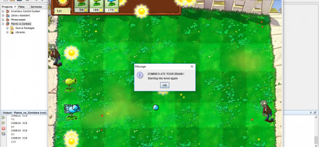 Plant vs Zombies Game In Java With Source Code | Source Code & Projects