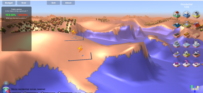 3D City Builder Game In JavaScript With Source Code | Source Code ...