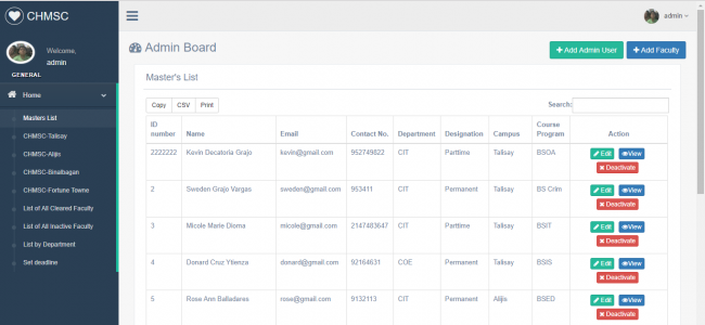 Online Clearance System In PHP With Source Code | Source Code & Projects