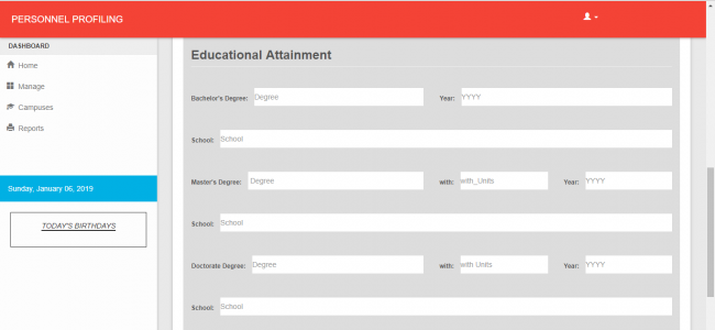 Employee Profile Management System In PHP With Source Code | Source ...