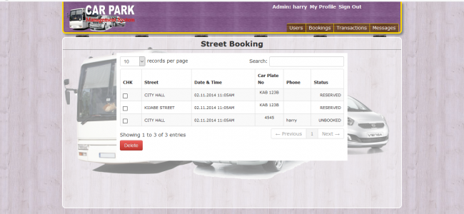 Car Park Management System In Php With Source Code Source Code And Projects 9082