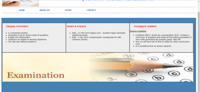 Question Paper Generator In Php With Source Code Source Code And Projects