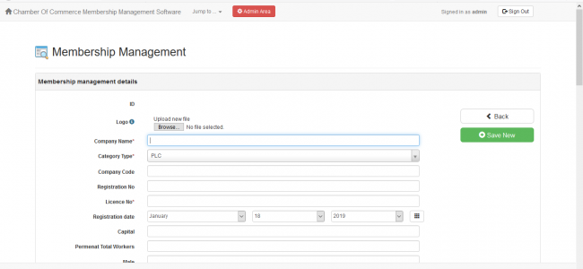 Chamber of Commerce Membership Management System In PHP With Source ...