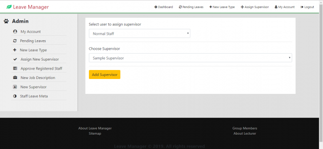 Simple Leave Manager In PHP With Source Code | Source Code & Projects